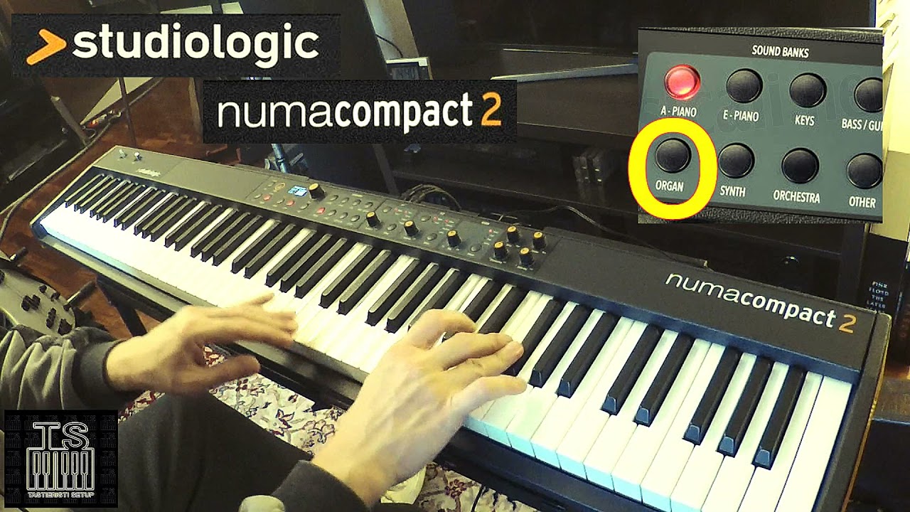 Studiologic Numa Compact 2 _ quick sound taste _ keys & organ ...
