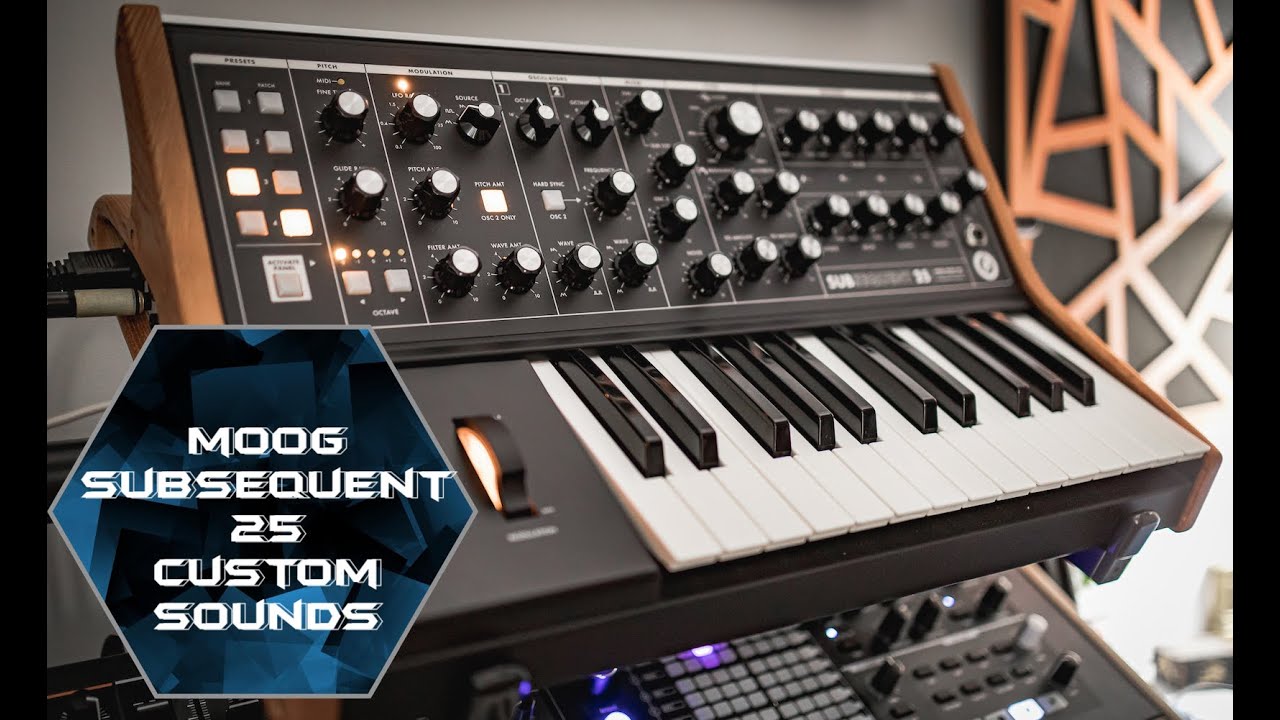Moog Subsequent 25 Custom Sounds | No Talking - Tastieristi.it