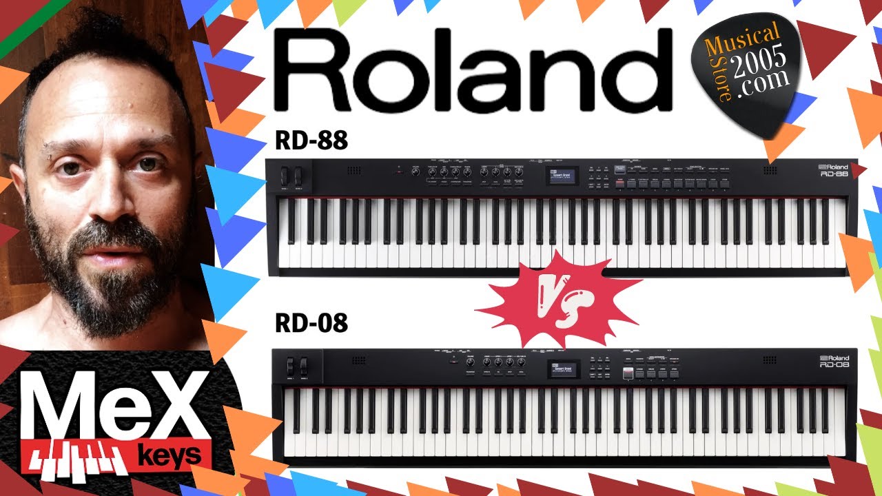 Roland RD88 vs RD08 by MeX - Tastieristi.it