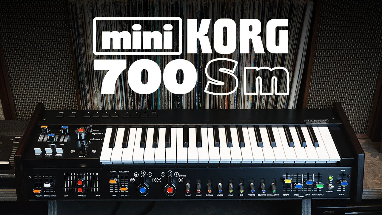 Korg miniKORG 700Sm: Il Ritorno di un'Icona Analogica